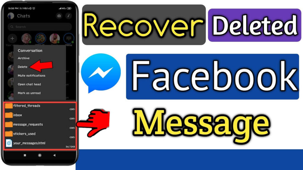 How to Retrieve Deleted Facebook Messenger Messages - Silnels How to Retrieve Deleted Facebook Messenger Messages - Silnels